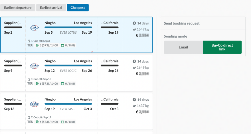 Container Booking: Select the Best Vessel & Book Instantly